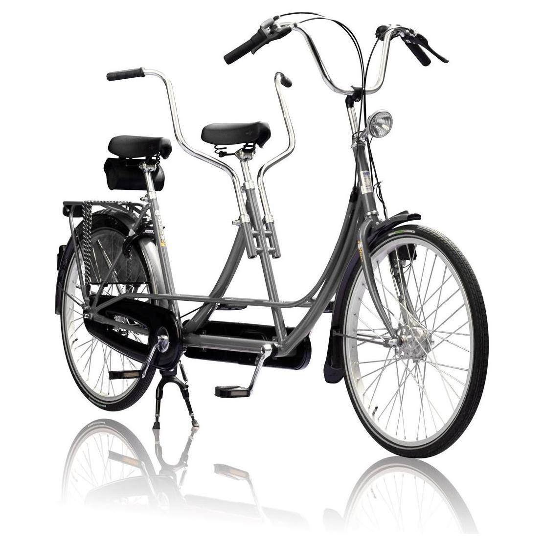 Vélo Tandem Hollandais Linbike avec dérailleur intégré Nexus 7 vi